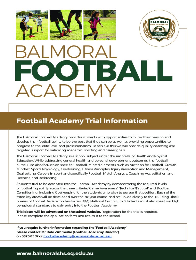 Fillable Online Balmoral State High School, profile picture Fax Email ...