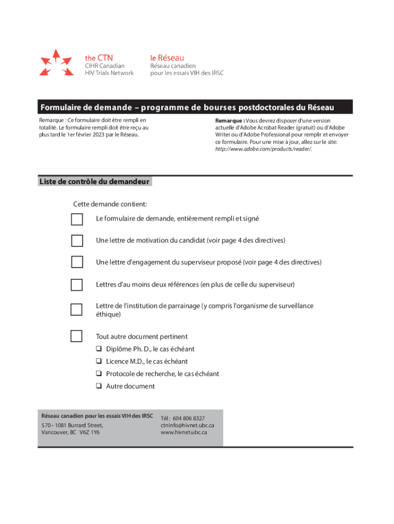 Remplissable En Ligne formulaire de demande de bourse - English ...