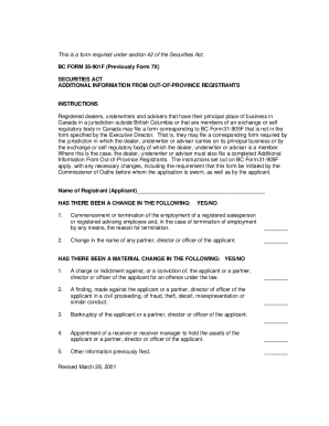 Fillable Online This is a form required under section 42 of the ...