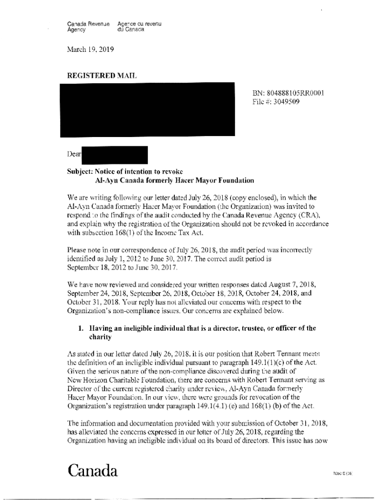 Fillable Online Filing a formal dispute or objection with the CRA ...