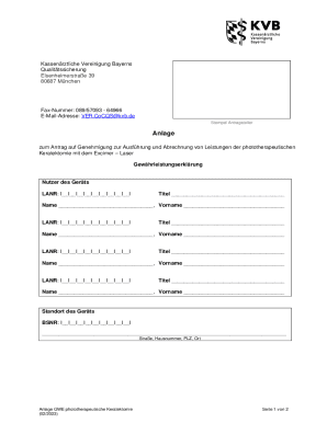 Ausfüllbar Online KVB-FORM-GWE-phototherapeutische Keratektomie.docx Fax Email Drucken - pdfFiller