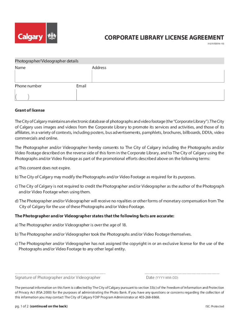 Fillable Online CORPORATE LIBRARY LICENSE AGREEMENT Fax Email Print ...