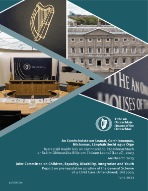 Fillable Online Report on pre-legislative scrutiny of the General ...