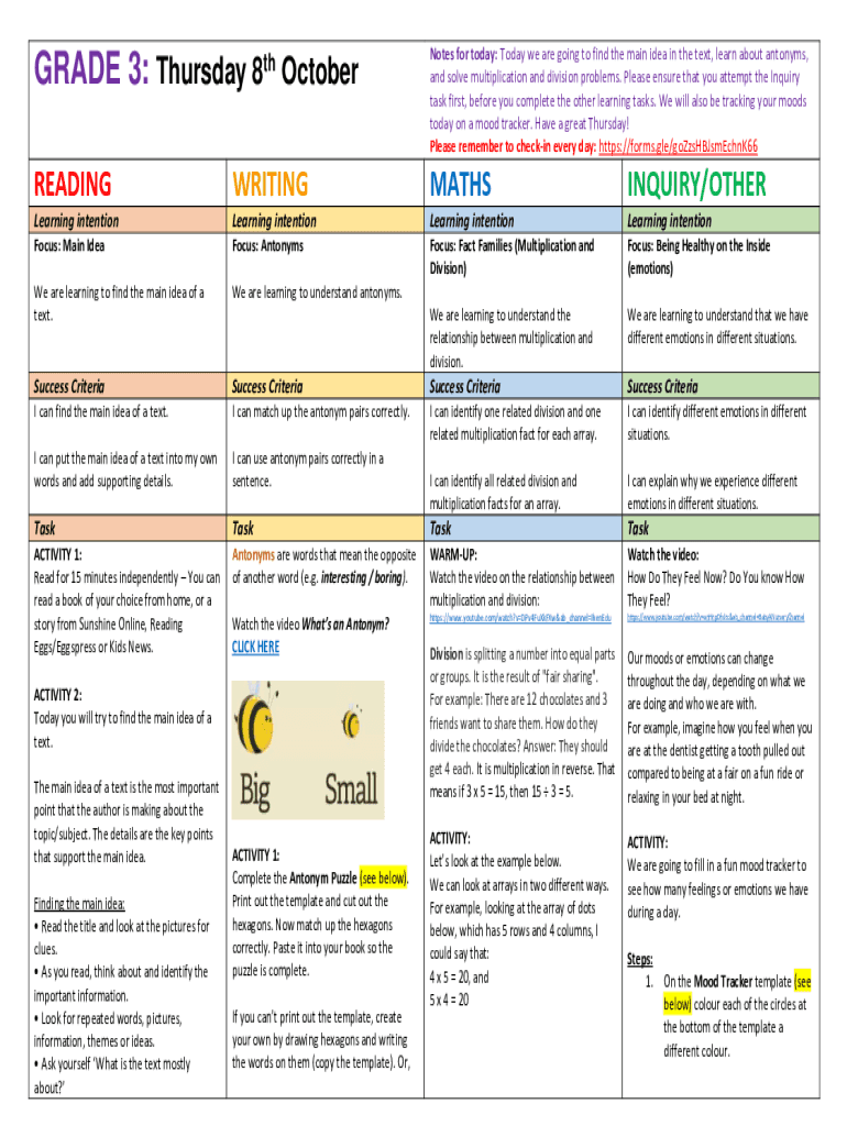 Fillable Online Synonyms and Antonyms - EdPlace lesson with worksheets ...