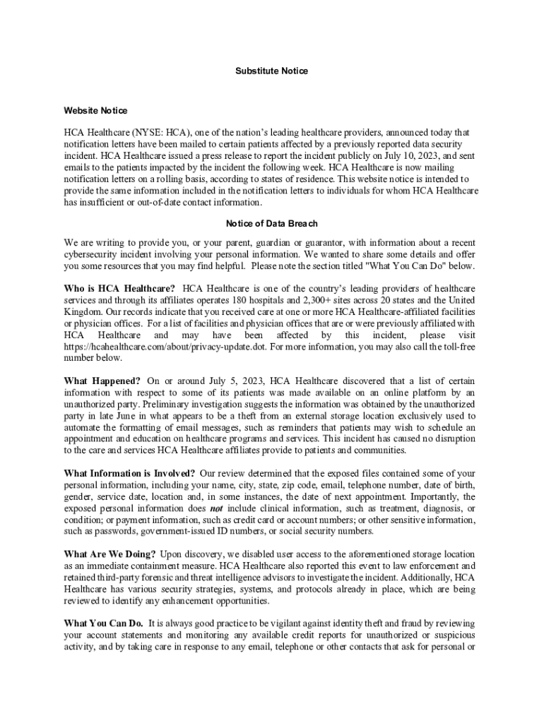 Fillable Online HCA Healthcare purchases MD Now Urgent Care with 59 ...