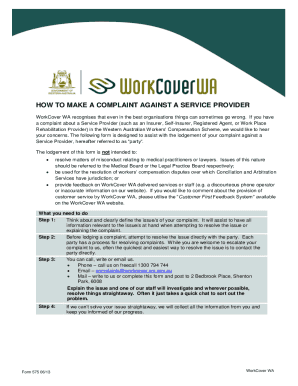 Fillable Online Form-575-Complaint-Against-A-Service- ... Fax Email Print - pdfFiller