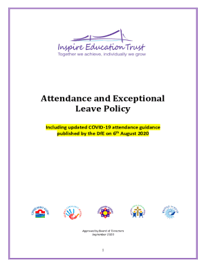 Fillable Online What the new attendance guidance means for local ...