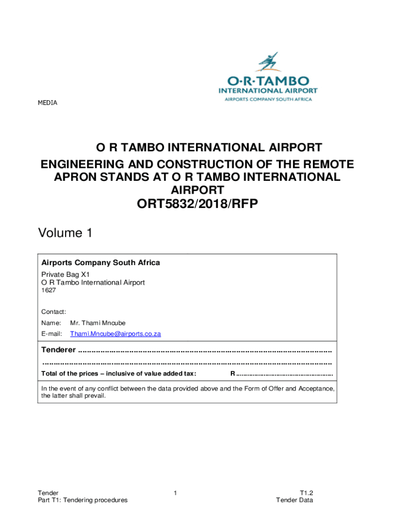 Fillable Online Engineering and Construction of the Remote Apron Stand ...