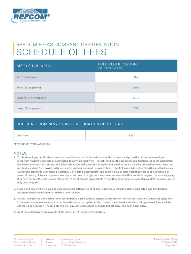 Fillable Online What Is An F-GAS Company Certificate Fax Email Print ...