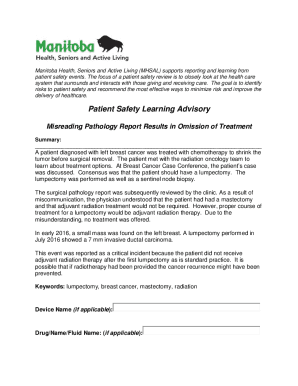 Fillable Online Patient Safety Learning Advisory: Dosing Error Fax ...