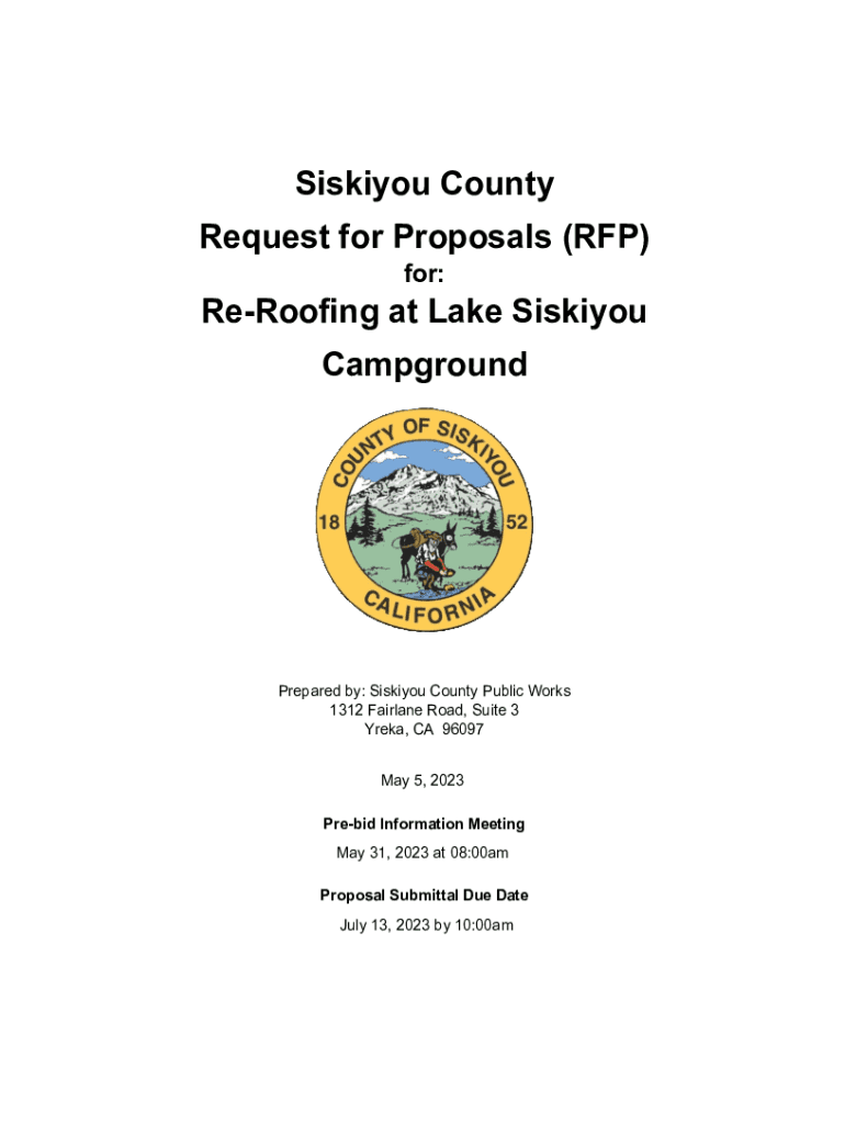 Fillable Online RFP 1.pdf - County Of Siskiyou Request for Proposals ...