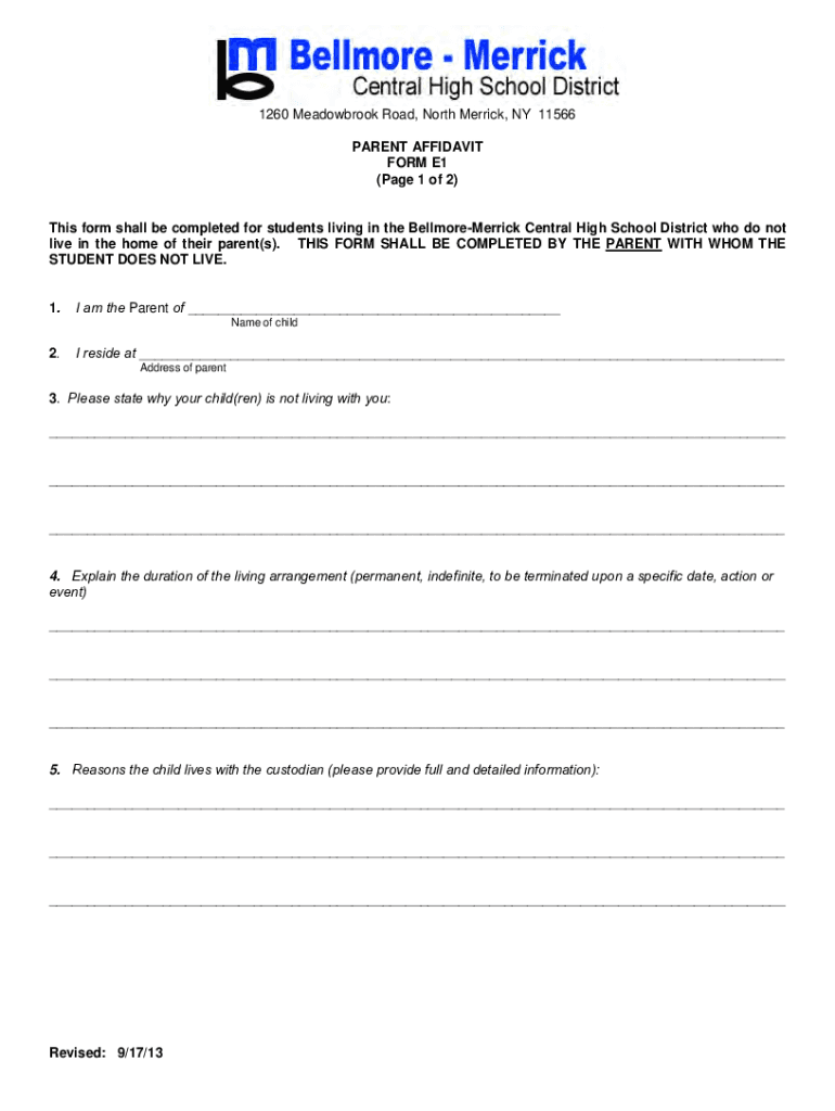 Fillable Online 1260 Meadowbrook Road, North Merrick, NY 11566 ...