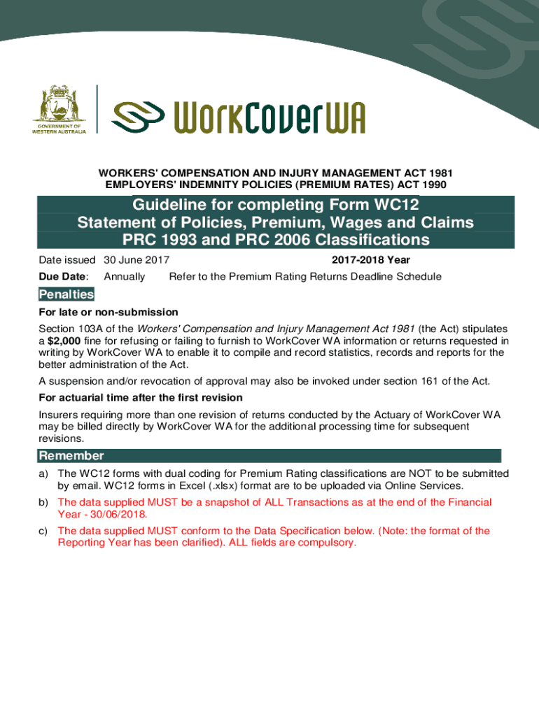 Fillable Online workmen's compensation tariff general regulations Fax Email Print - pdfFiller