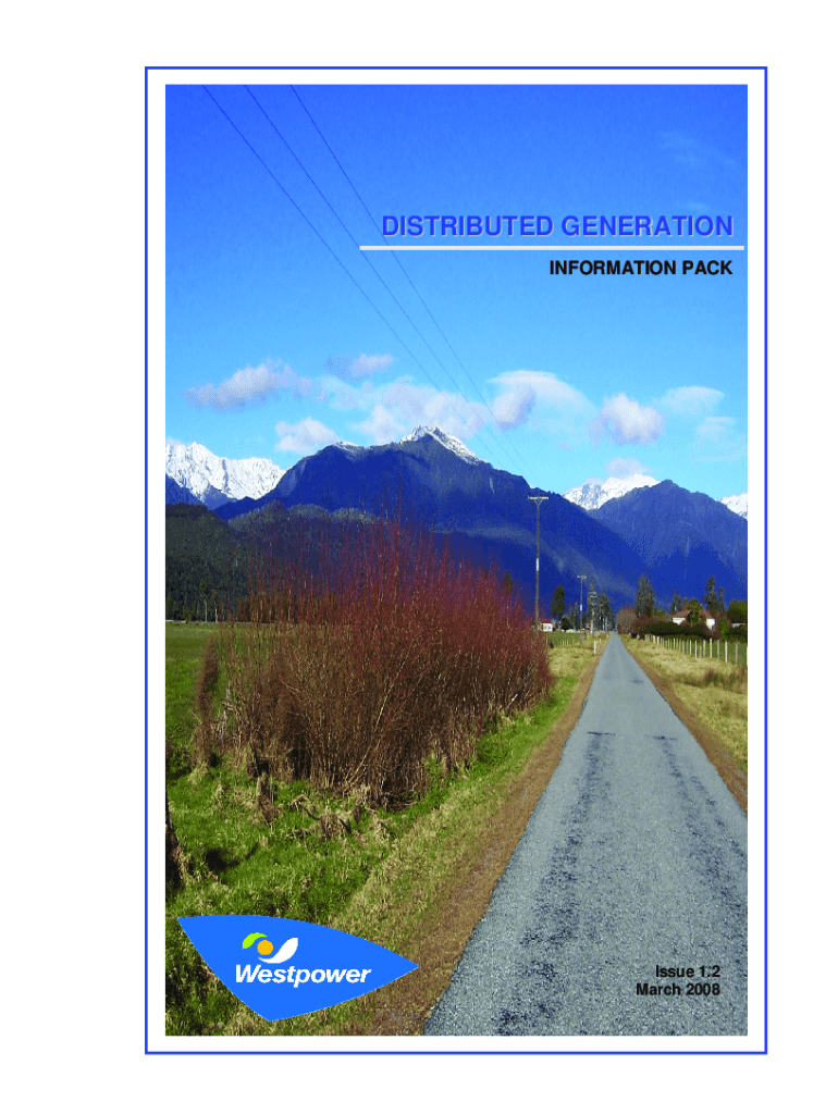 Fillable Online Informational Guide for On-Site Generation (Distributed ...