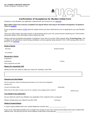 Fillable Online UCL CAS request form July 2023.doc Fax Email Print ...