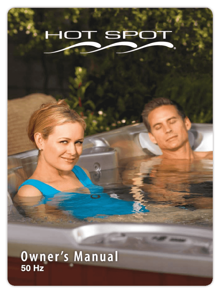 Fillable Online How To Operate Your Hot Spring Hot Spot Collection Hot ...