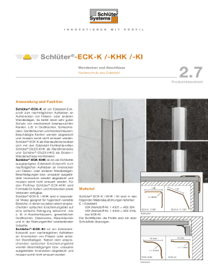 Ausfüllbar Online Schlter-ECK-K /-KHK /-KI Fax Email Drucken - pdfFiller