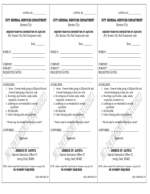 Fillable Online request form for distribution of leaflets Fax Email ...