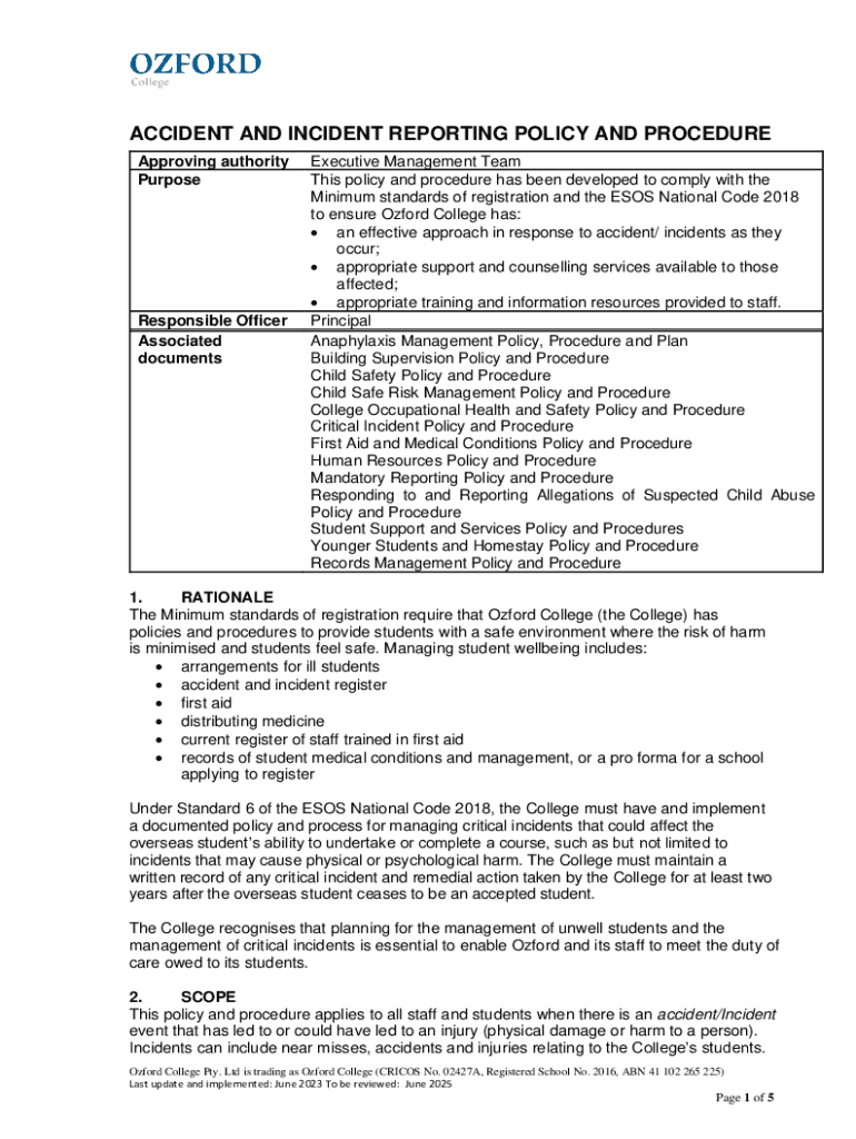 Fillable Online Section-818-OHS Incident Reporting and Investigation ... Fillable Online Section-818-OHS Incident Reporting and Investigation ...