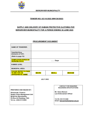 Fillable Online Tenders Awarded Fax Email Print - pdfFiller