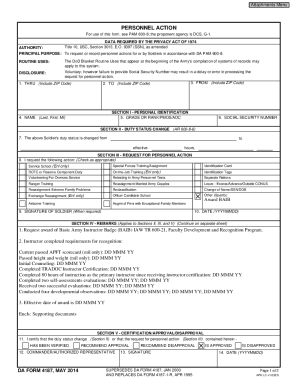 Fillable Online Record Details for PAM 600-8 - Army Publishing ...