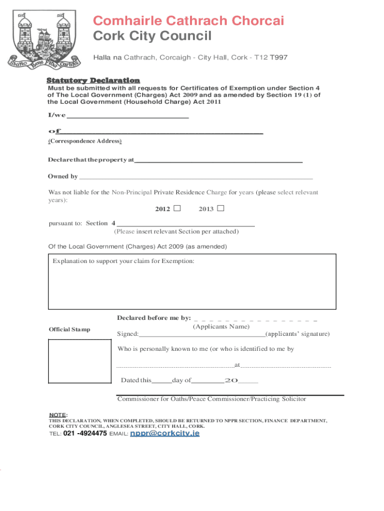 Fillable Online Application Form For A Regularisation Certificate Fax Email Print Pdffiller