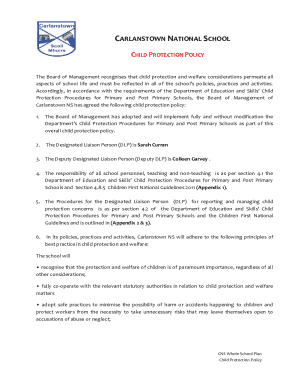 Fillable Online Safeguarding and child protection in schools Fax Email ...