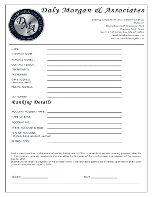 Fillable Online DMA Practice Information Form Fax Email Print - pdfFiller