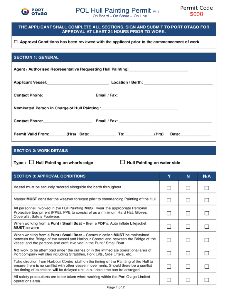 Fillable Online Dunedin Vessel Arrival Information Sheet (VAIS) Fax Email Print - pdfFiller