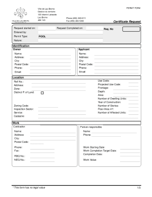 Fillable Online Request Certificate of authorisation REPAIR/RENOVATION ...