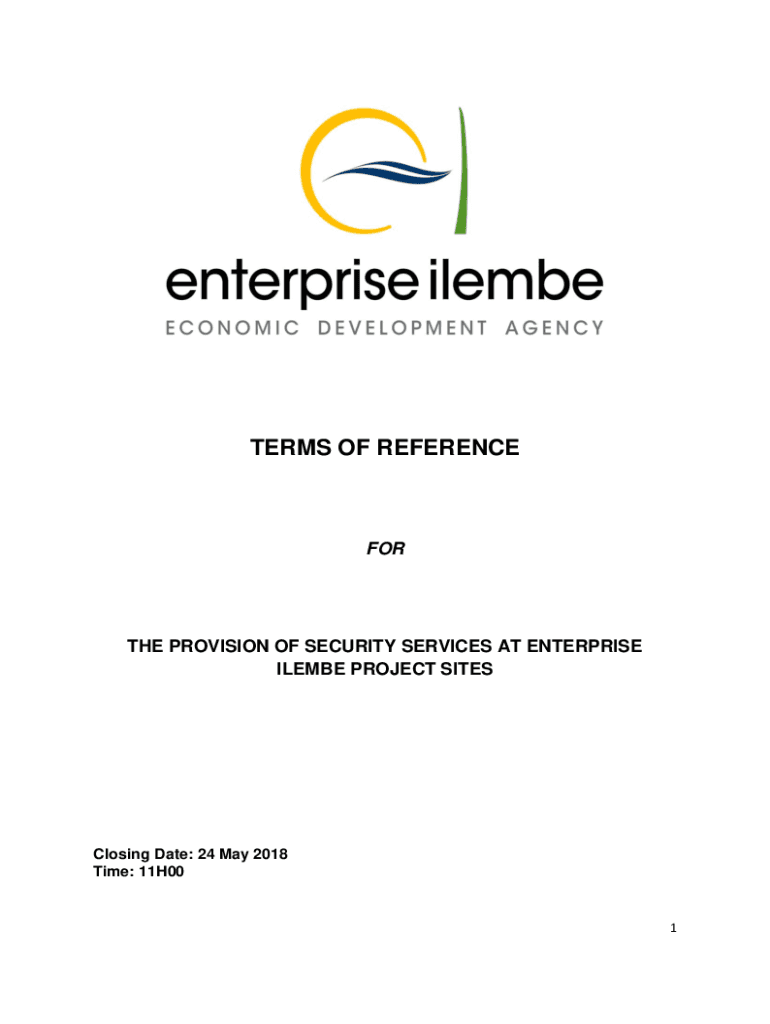 Fillable Online terms of reference for the appointment of a panel of service ... Fax Email Print ...