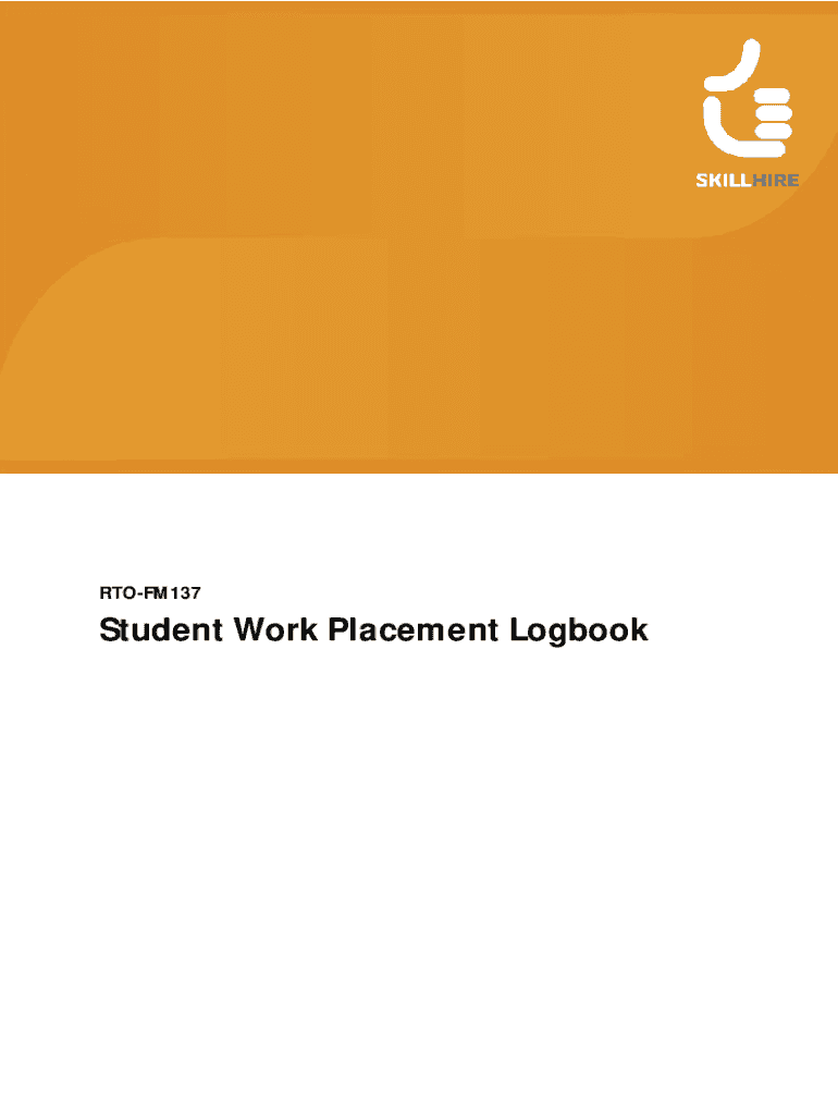 Fillable Online Work Placement Log book - CHC33015 Certificate III in ...