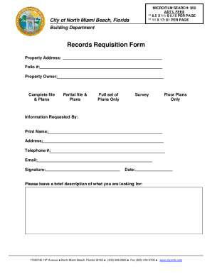Fillable Online Records Requisition Form Fax Email Print - pdfFiller