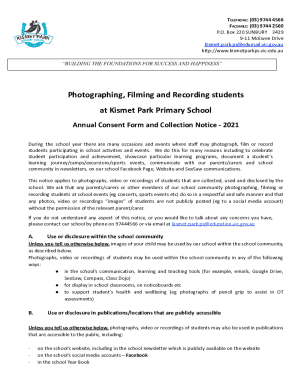 Fillable Online 21 Photography Annual Consent Form Fax Email Print ...