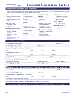 Fillable Online Business Checking Application Requirements Fax Email ...