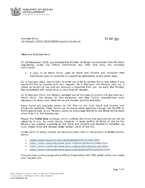 Fillable Online fyi org Ministry of Social Development - view and make ...