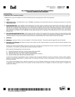 Fillable Online 2018-24-Bell-Fibre-Optic-Agreement.pdf Fax Email Print - pdfFiller
