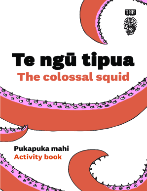 Fillable Online The colossal squid Activity book Fax Email Print ...