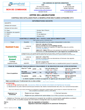 Remplissable En Ligne VOS AGENCES DE GESTION CEMAFROID: Fax Email ...