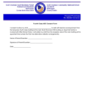 Fillable Online Authorization for Records (Signature of Parent ...