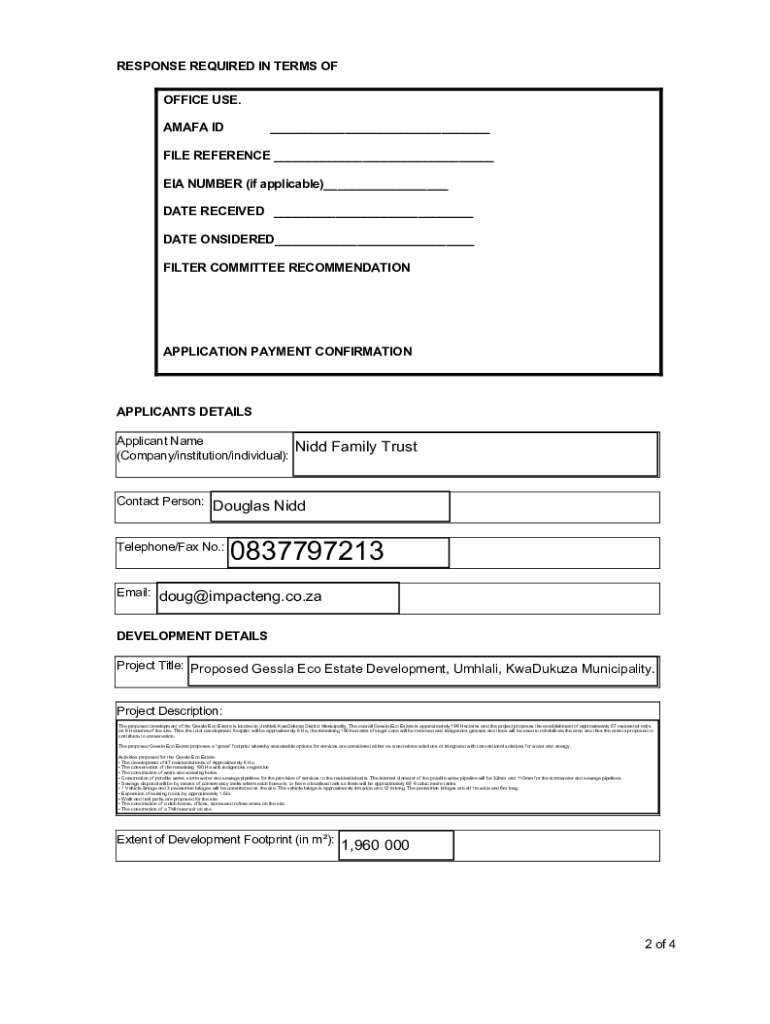 Fillable Online DEVELOPMENT PERMIT FORM Fax Email Print - pdfFiller