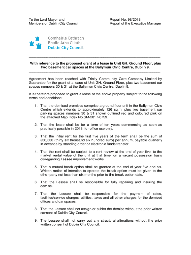 Fillable Online A Directly Elected Mayor with Executive Functions for ...