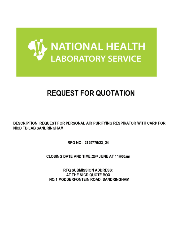 Fillable Online Request For Personal Air Purifying Respirator With CARP ...
