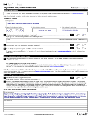 Fillable Online T4033 Return Printable - Fill Online, Printable ...