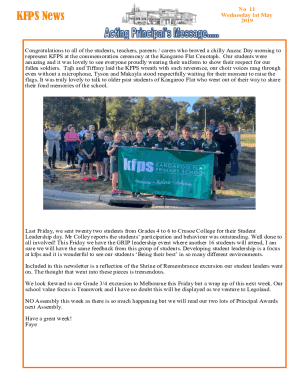 Fillable Online Principal's report Fax Email Print - pdfFiller