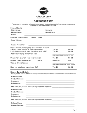 Fillable Online Airport Job Application Form Pdf - Fill Online ...