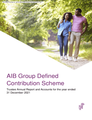 Fillable Online AIB Group Defined Contribution Scheme Plan for Life Fax ...