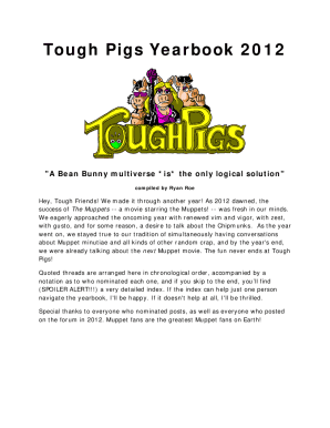 Fillable Online Tough Pigs - Muppet Wiki - Fandom Fax Email Print ...