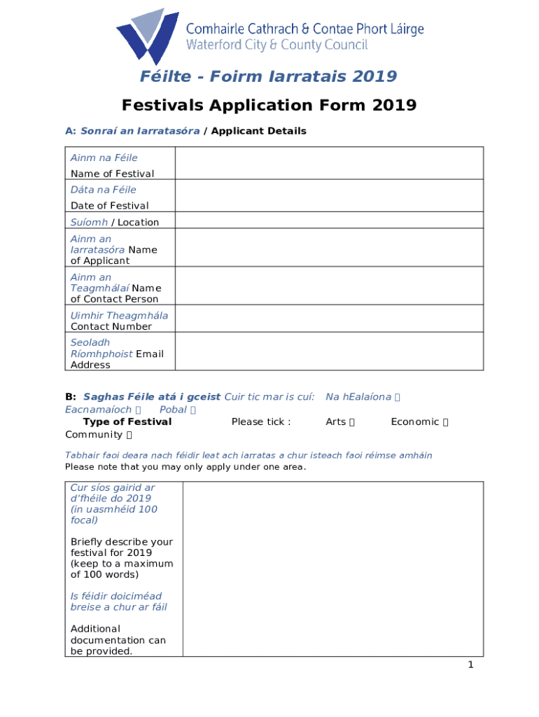 Festivals Appl 2016-bilingual Doc Template | pdfFiller