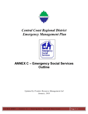 Fillable Online ANNEX C Emergency Social Services Outline Fax Email Print - pdfFiller